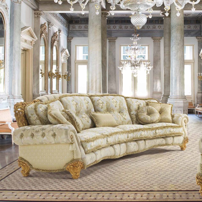 Reale Collection Four Seater Curved Sofa | Sofas | Arcedior